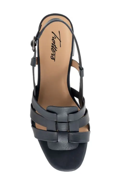 Trotters Luna Slingback Sandal - Navy