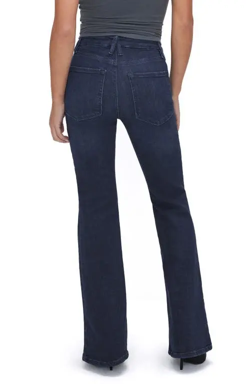 Good American Petite Flare Jeans