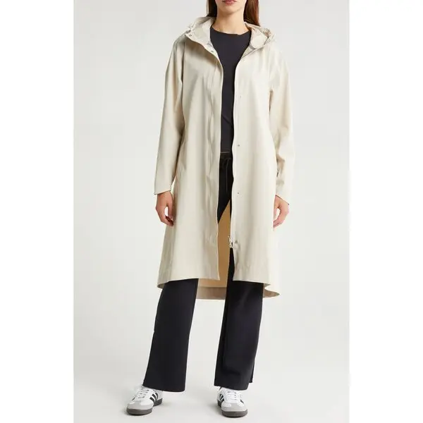 Zella Journey Water Resistant Raincoat - Grey Moonbeam