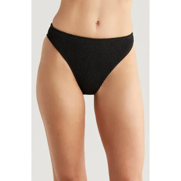 Good American Always Fits Good Waist Bikini Bottom - Black001