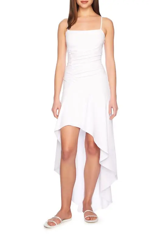 Susana Monaco Ruched High-low Midi Dress