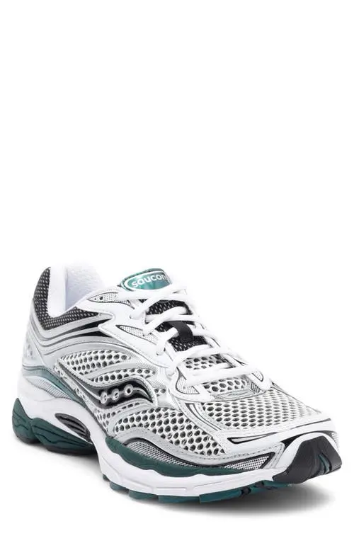 Saucony Gender Inclusive Progrid Omni Sneaker - White/pine Green