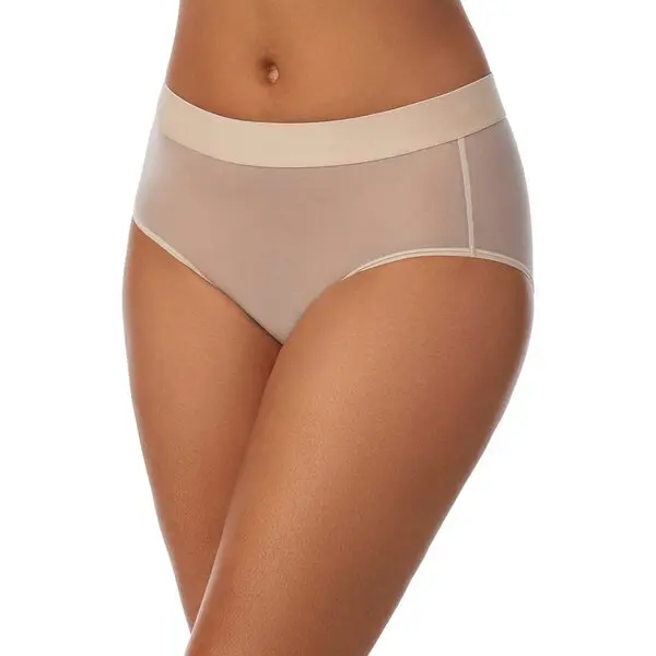 Dkny Sheer Mesh Briefs - Cashmere