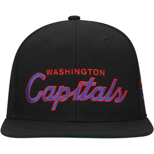 Mitchell & Ness Washington Capitals Core Team Script 2.0 Snapback Cap By