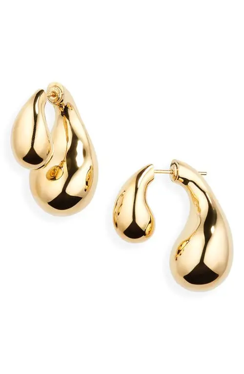Bottega Veneta Double Drop Front/back Earrings