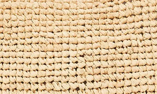Staud Large Raffia Moon Shoulder Bag - Natural/ Tan