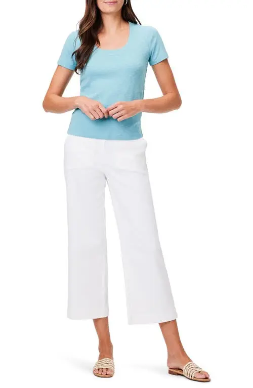 NIC+ZOE Scoop Neck Cotton Blend T-shirt
