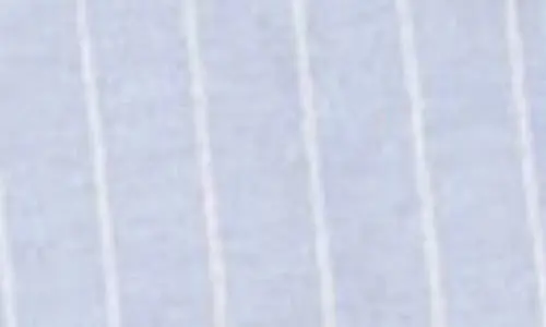 EDIKTED Lea Stripe Crop Button-up Shirt - Light-blue