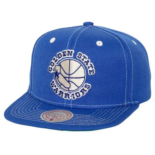 Mitchell & Ness Golden State Warriors Energy Contrast Snapback Cap - Royal