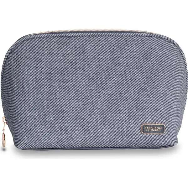 Stephanie Johnson Lola Makeup Bag - Blue Stripe