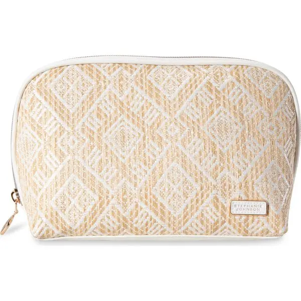 Stephanie Johnson Paros Coconut Lola Makeup Bag - White