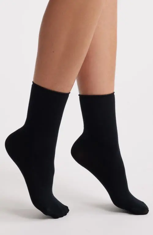 Oroblu Cheryl Quarter Socks - Black