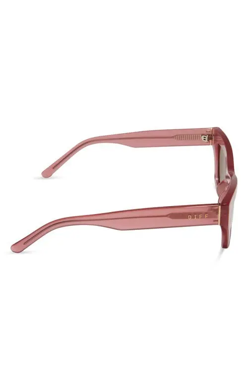 DIFF Katarina Cat Eye Sunglasses - Guava/brown Gradient