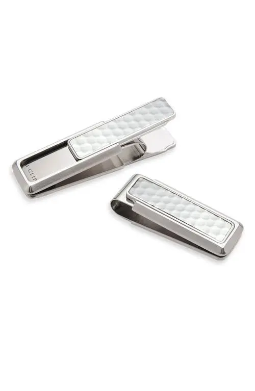 M-CLIP® Golf Ball Stainless Steel Money Clip - Silver/ White