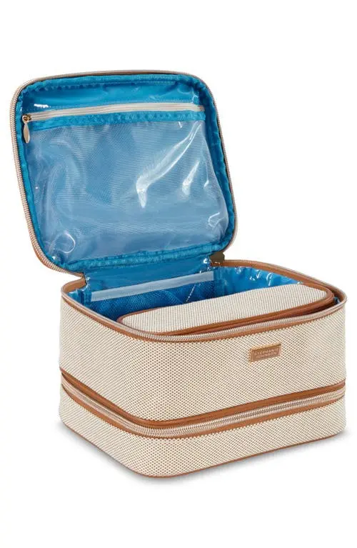 Stephanie Johnson Paros Jenny Train Cosmetics Case - Ivory