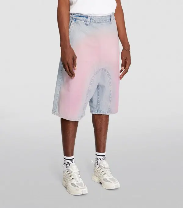Y/project Souffle Denim Shorts