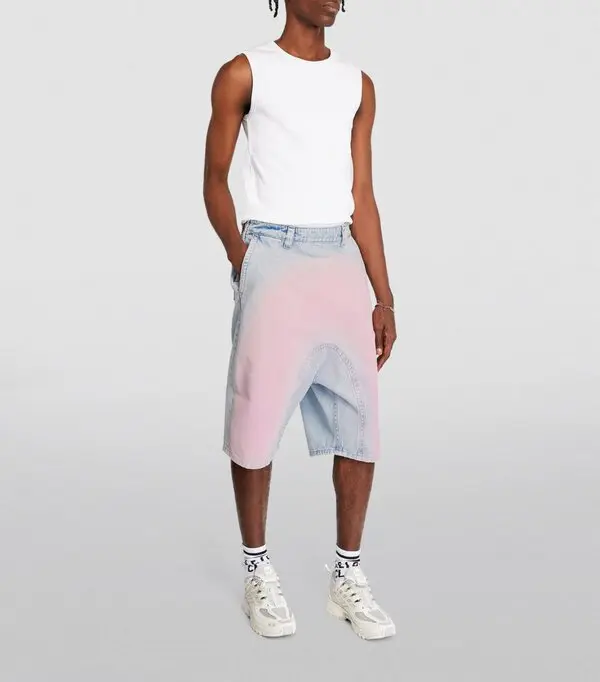 Y/project Souffle Denim Shorts
