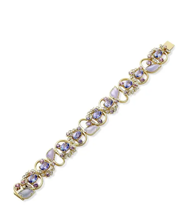 BOODLES Yellow Diamond And Sapphire A Family Journey Provence Bracelet - Gold