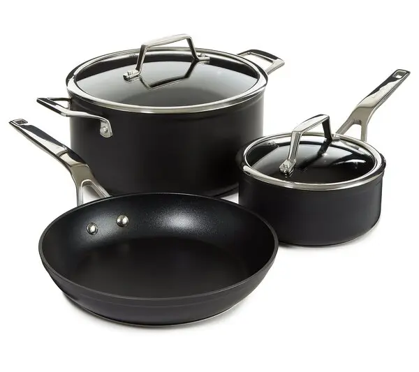 BERGHOFF Essentials Hard Anodized 5-pc Cookware Starter Set - One-color