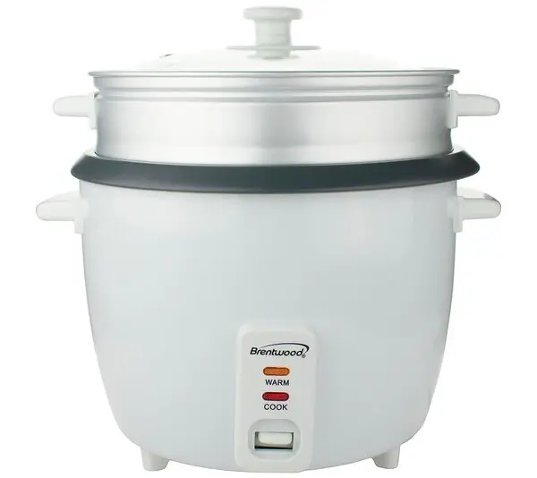BRENTWOOD 10-cup Rice Cooker And Food Steamer - One-color
