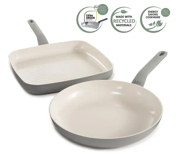 BERGHOFF Balance 2pc Non-stick Ceramic Specialt Y Cookware Set - One-color