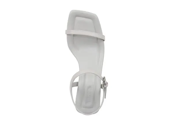 Vince Coco Square Toe Heeled Sandals - White
