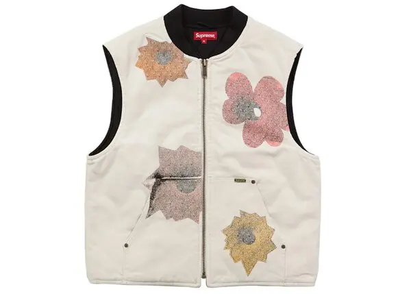 Supreme Nate Lowman Work Vest - Natural
