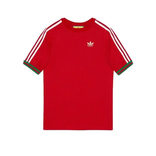 Gucci X Adidas Jersey T-Shirt - Red | Editorialist