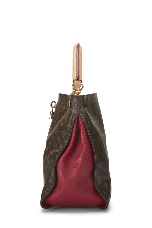 LOUIS VUITTON Monogram Canvas Gaia Top Handle Bag - Brown