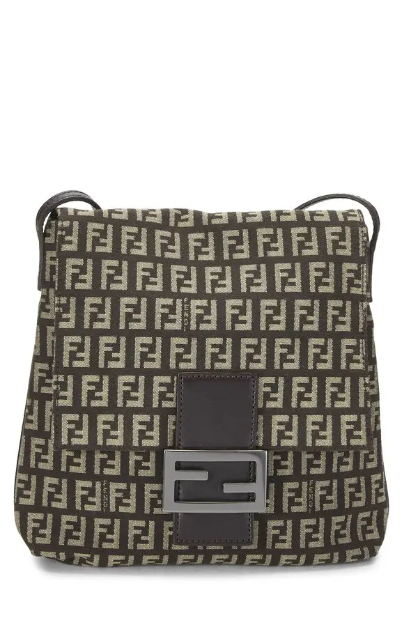 Fendi Zucchino Canvas Crossbody Bag