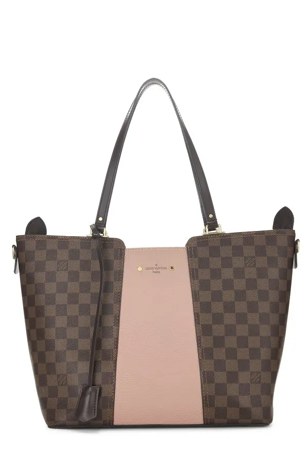 LOUIS VUITTON Damier Ebene Jersey Tote - Brown