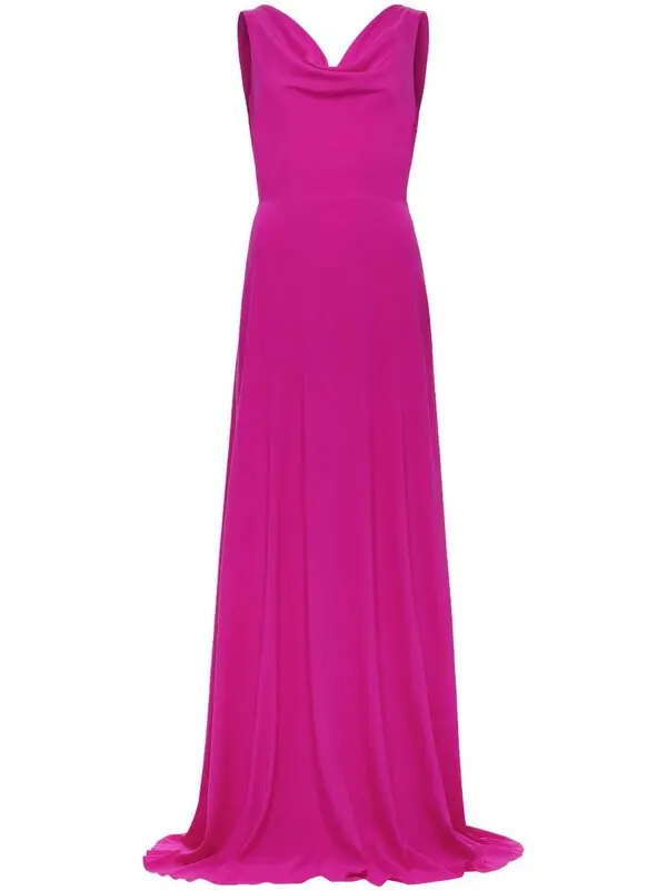 Azeeza Saunder Charmeuse Gown - Pink