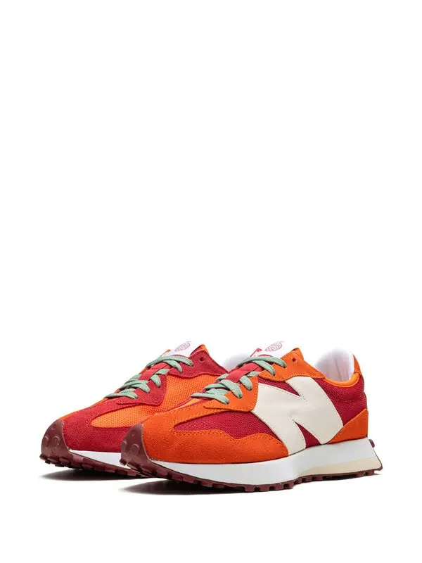 NEW BALANCE X Todd Snyder 327 Farmer's Market Pomegranate Sneakers - Orange