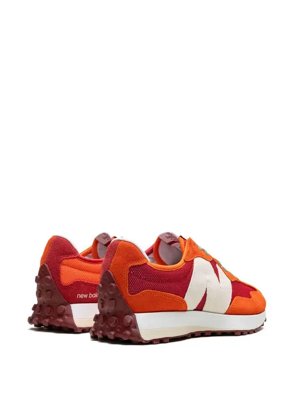 NEW BALANCE X Todd Snyder 327 Farmer's Market Pomegranate Sneakers - Orange