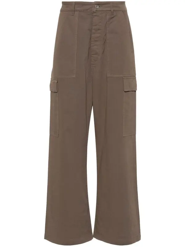 Rick Owens Mid-rise Cargo Trousers - Brown