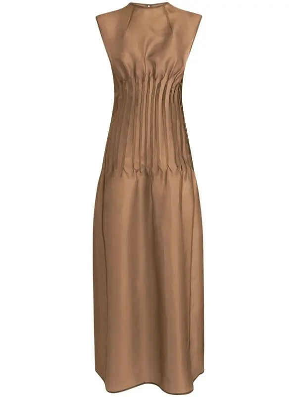 Khaite The Wes Midi Dress
