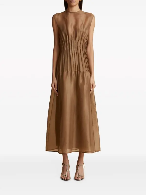 Khaite The Wes Midi Dress
