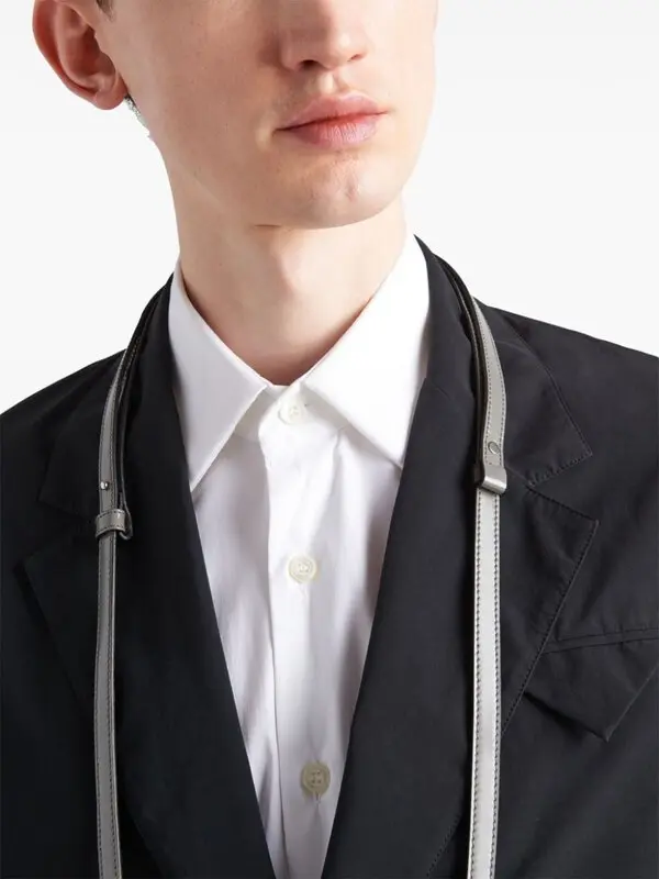 Prada Notched-lapels Single-breasted Blazer