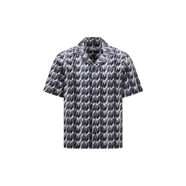 Moncler Monogram Print Cotton Shirt