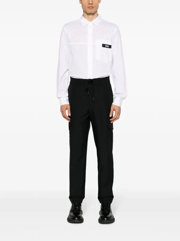 Versace Logo-patch Cargo Trousers
