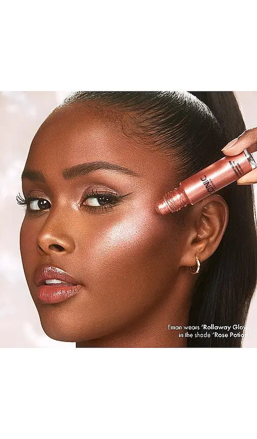 ICONIC LONDON Rollaway Glow Liquid Highlighter - Rose Potion