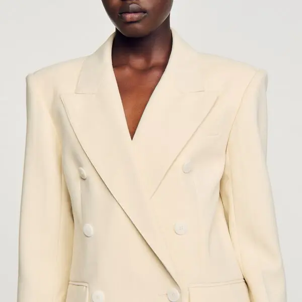 Sandro Double-breasted Suit Jacket