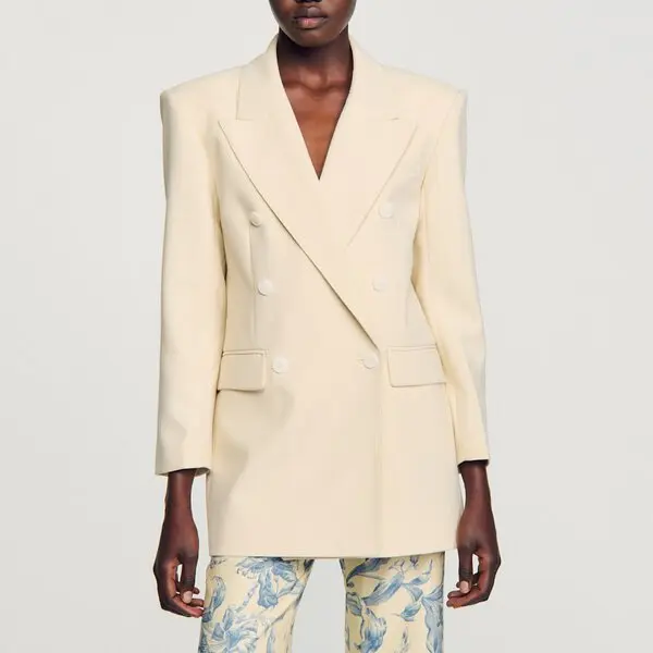 Sandro Double-breasted Suit Jacket