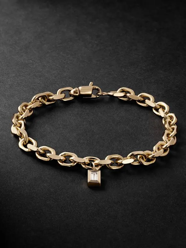 SYDNEY EVAN Diamond Chain Bracelet - Gold