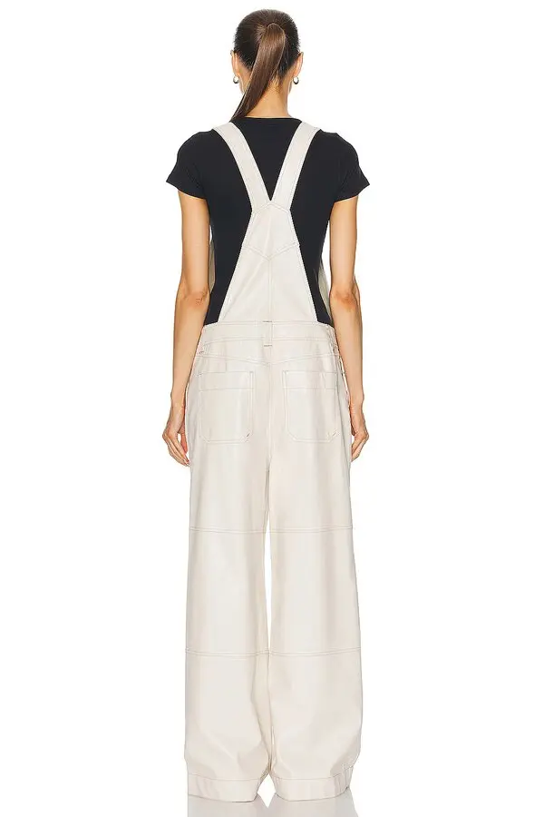 STAND STUDIO Vanna Dungarees Overall In Cream