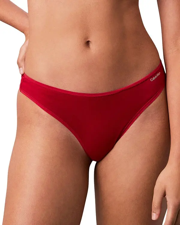 Calvin Klein Ideal Thong - Red Stamp