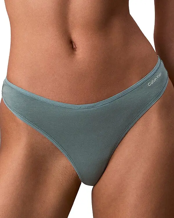 Calvin Klein Ideal Thong - Slate Turquoise