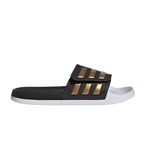 Adidas German Football Association X Adilette Tnd Slide Gold Metallic - Black