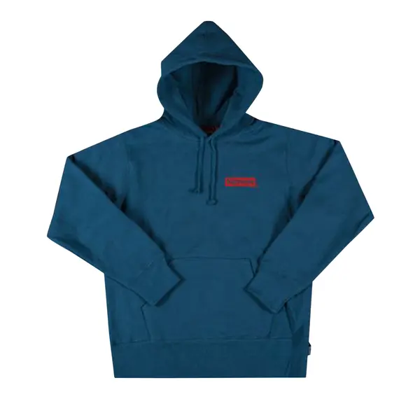 Supreme Stop Crying Hooded Sweatshirt - Blue