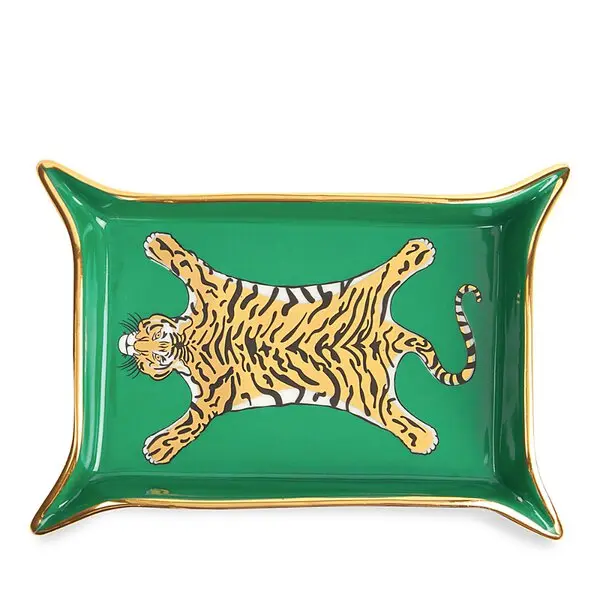 Jonathan Adler Tiger Tray - Green